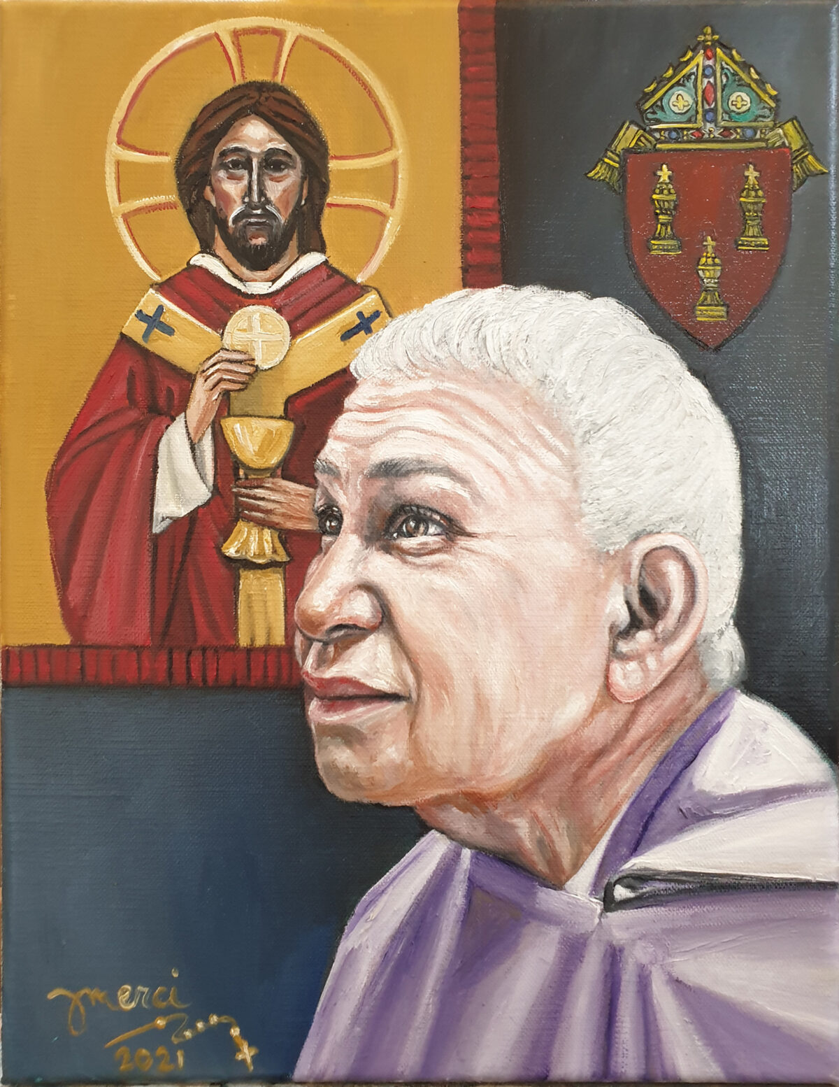 PSALM 110:4 – Fr. Jose Gutiérrez – Merci F. McCoy | Liturgical Artist