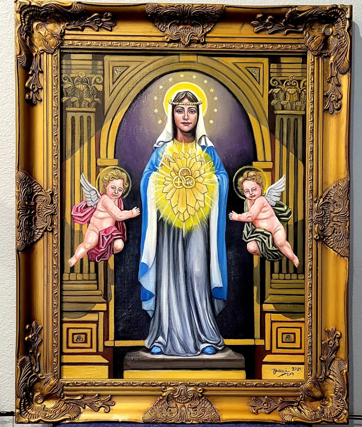 Our Lady of the Most Holy Trinity – Merci F. McCoy | Liturgical Artist